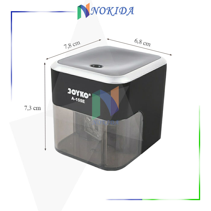 Promo Nokida Elektric Pencil Sharpener Joyko [A-155E] / Rautan Pinsil ...