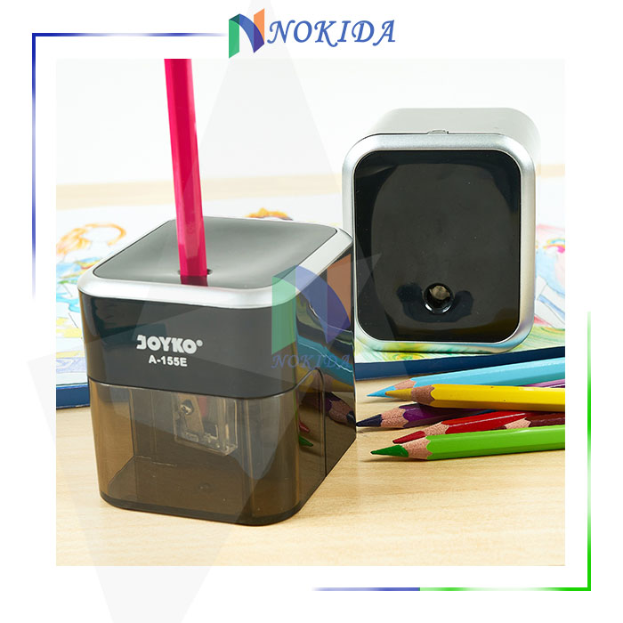 Promo Nokida Elektric Pencil Sharpener Joyko [A-155E] / Rautan Pinsil ...