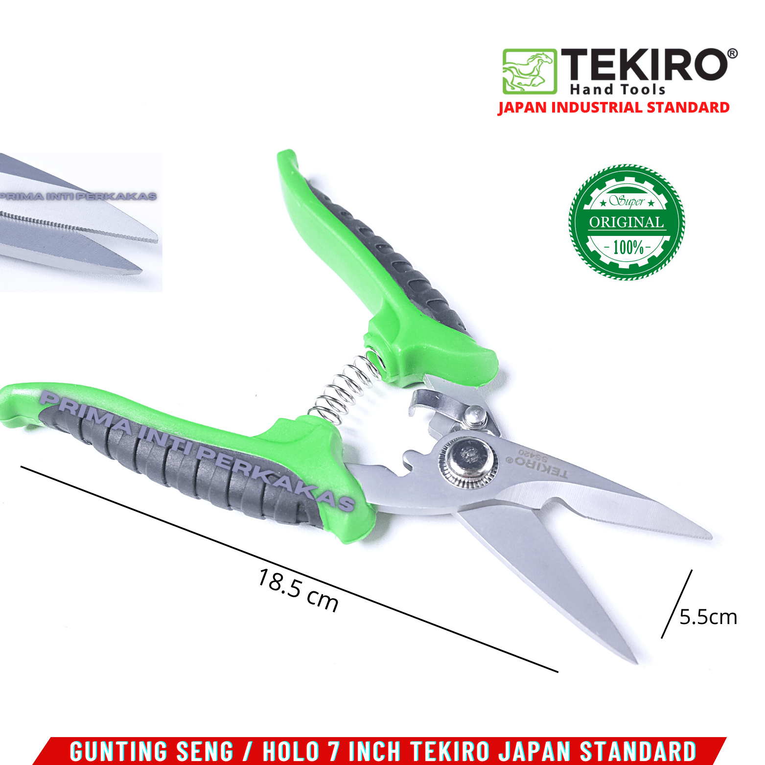 Promo Gunting Seng Tekiro Multifungsi 7 Inch Gunting Serbaguna Gunting Holo Tekiro Gt-ms1805 ...